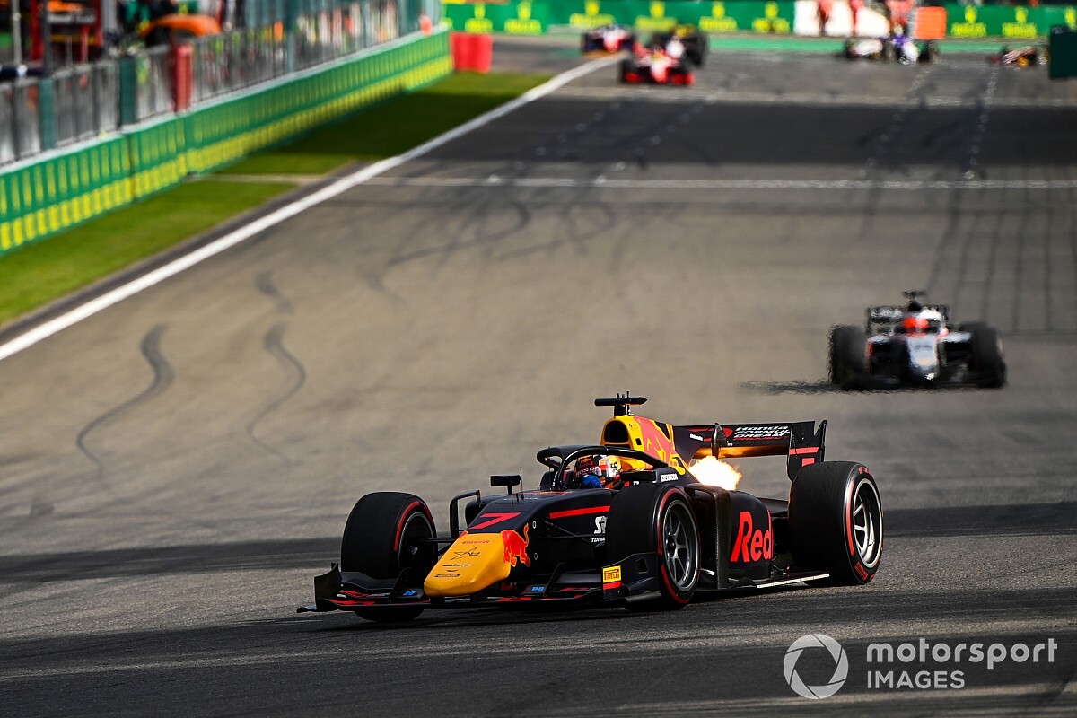 Spa F2: Tsunoda wins feature race after Mazepin penalty