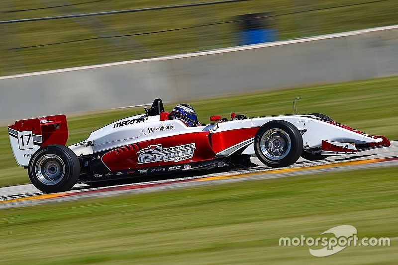 New USF2000 car concludes road course test program
