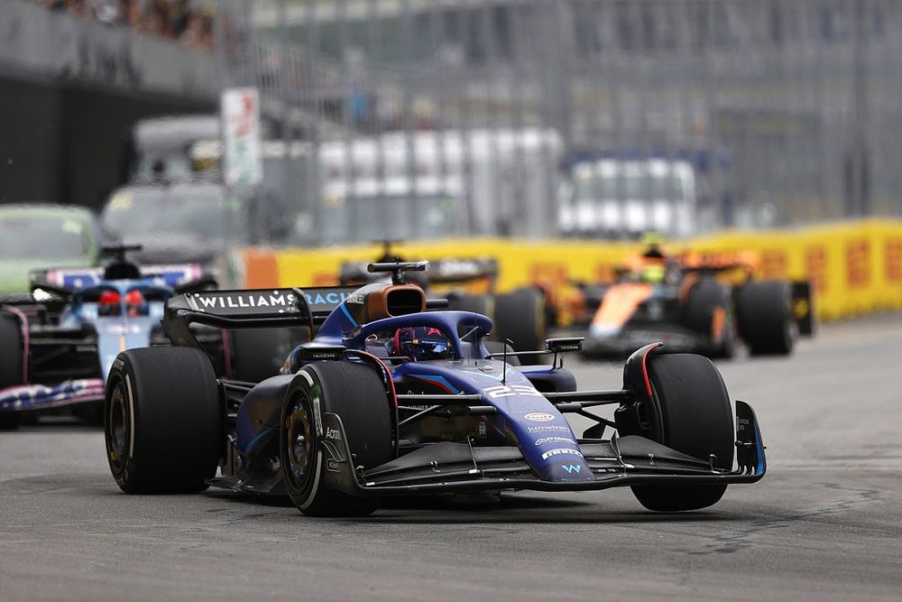 Albon driving "in rear-view mirrors” on way to seventh in Canadian GP