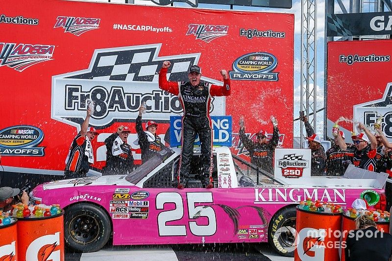 Timothy Peters wins crash-filled Truck race at Talladega