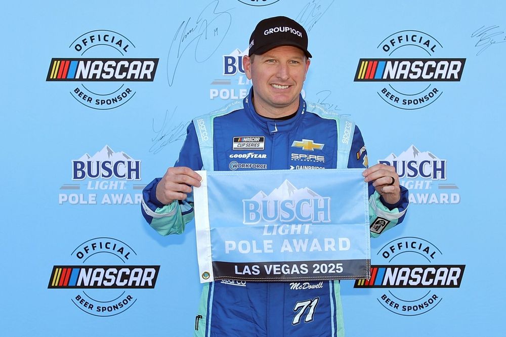 Michael McDowell earns Spire Motorsports its first-ever NASCAR Cup pole ...