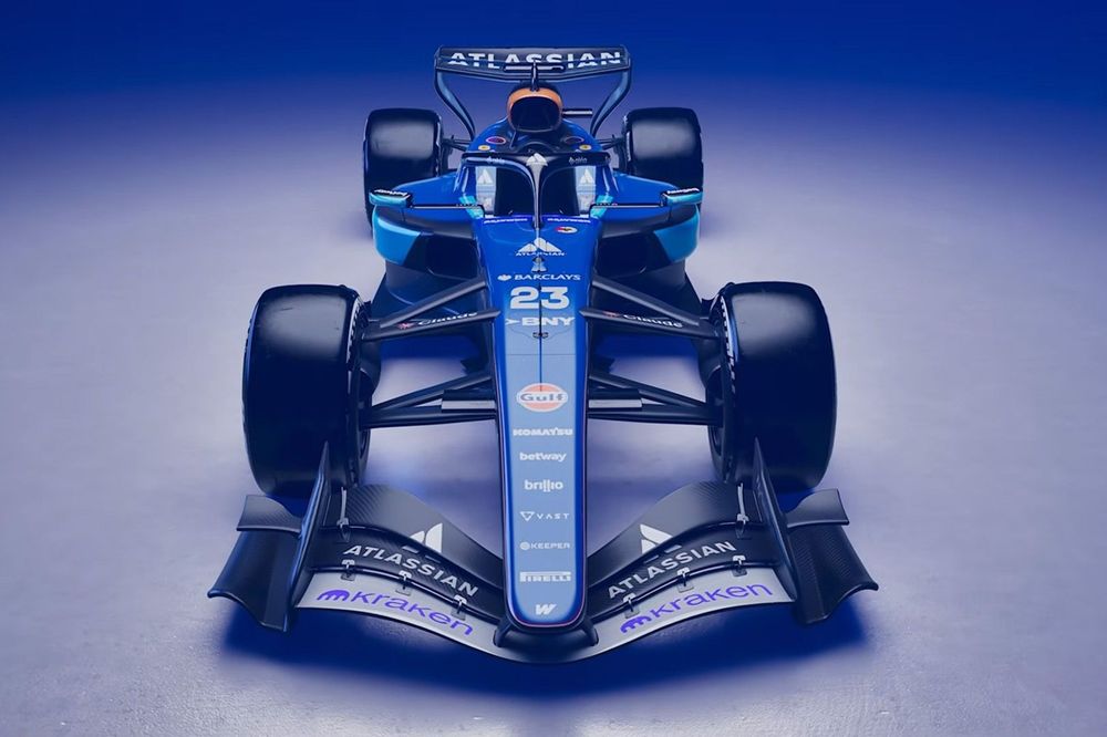 F1: Williams revela pintura de 2026 após ausência em Barcelona