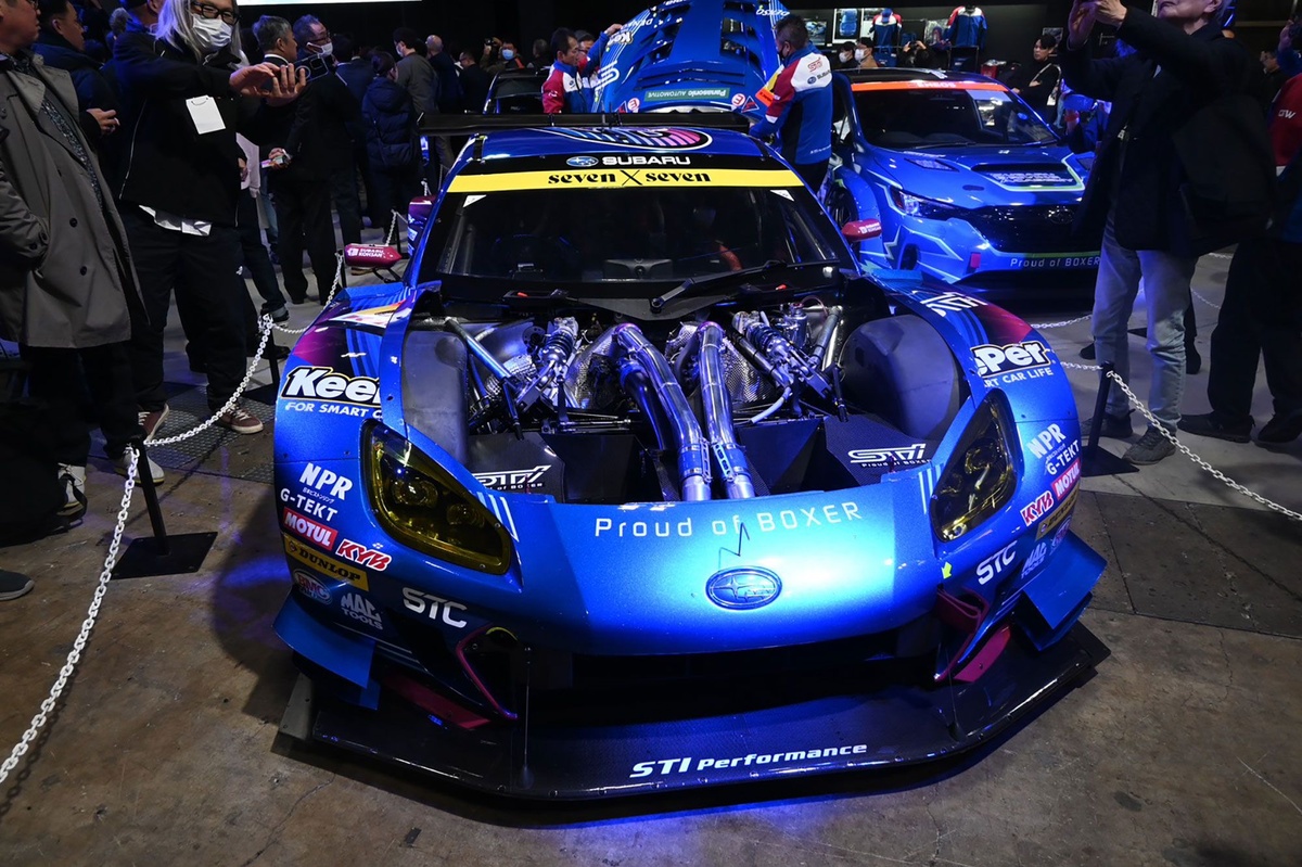 スバルが2026年GT300参戦体制を発表。名機EJ20に代わる新エンジンはEG33型水平対向6気筒エンジンに