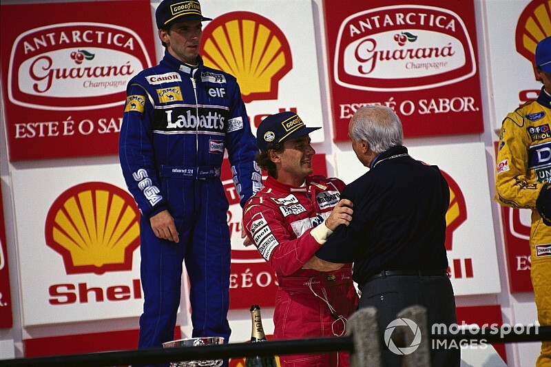 La victoria de Senna en Brasil 1993 y el encuentro con Fangio