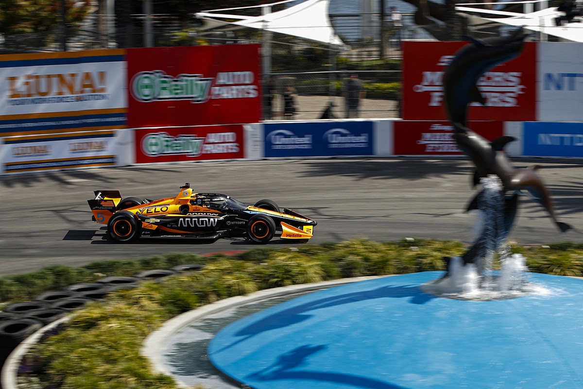 IndyCar Long Beach: Late flyer puts O’Ward’s McLaren on top
