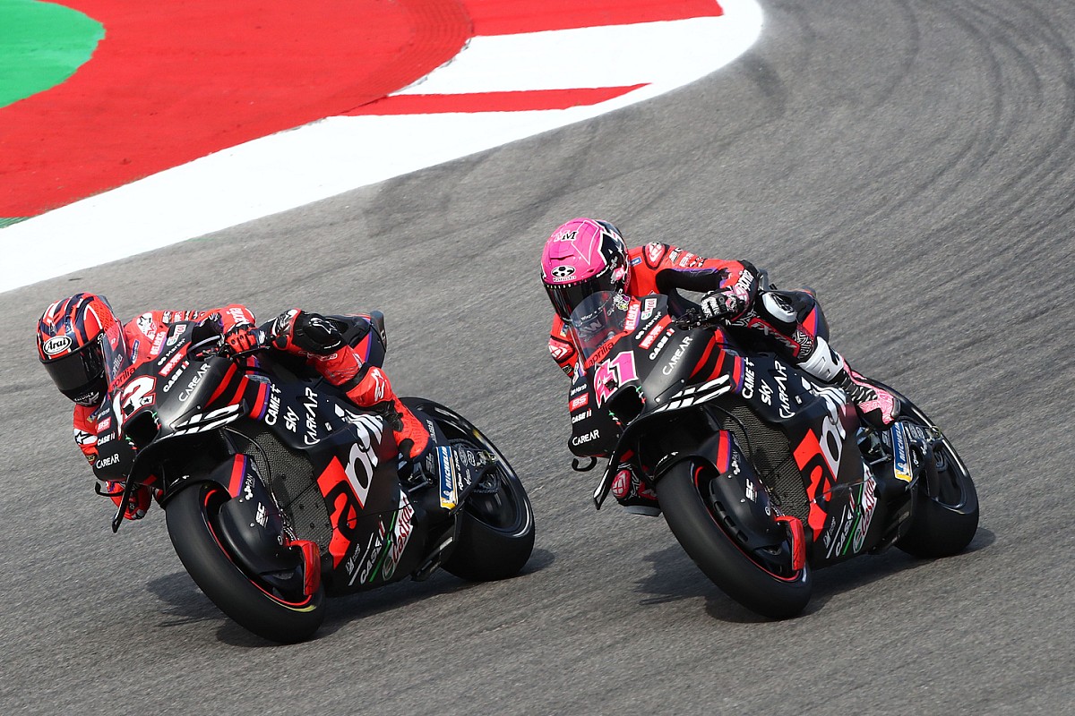 Aprilia fier d'avoir "le meilleur line-up de quatre pilotes dans le ...