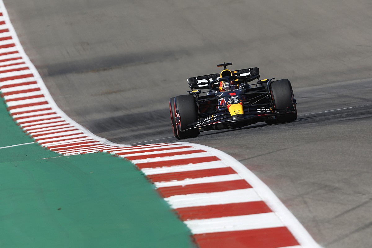 Max Verstappen snelste tijdens enige F1-training in Austin