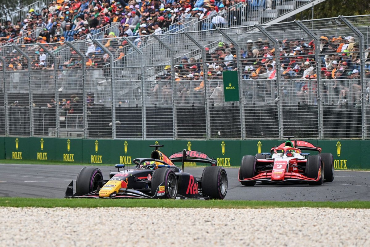 F2 Australia: Hadjar scores feature race win as Hauger crashes out