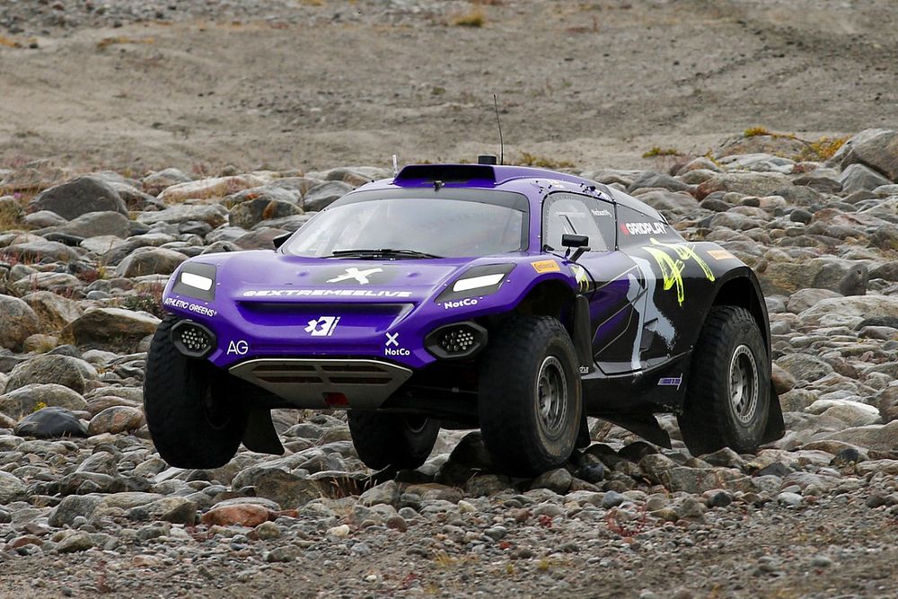 Arctic X-Prix: X44 team tops first qualifying as Rosberg car rolls