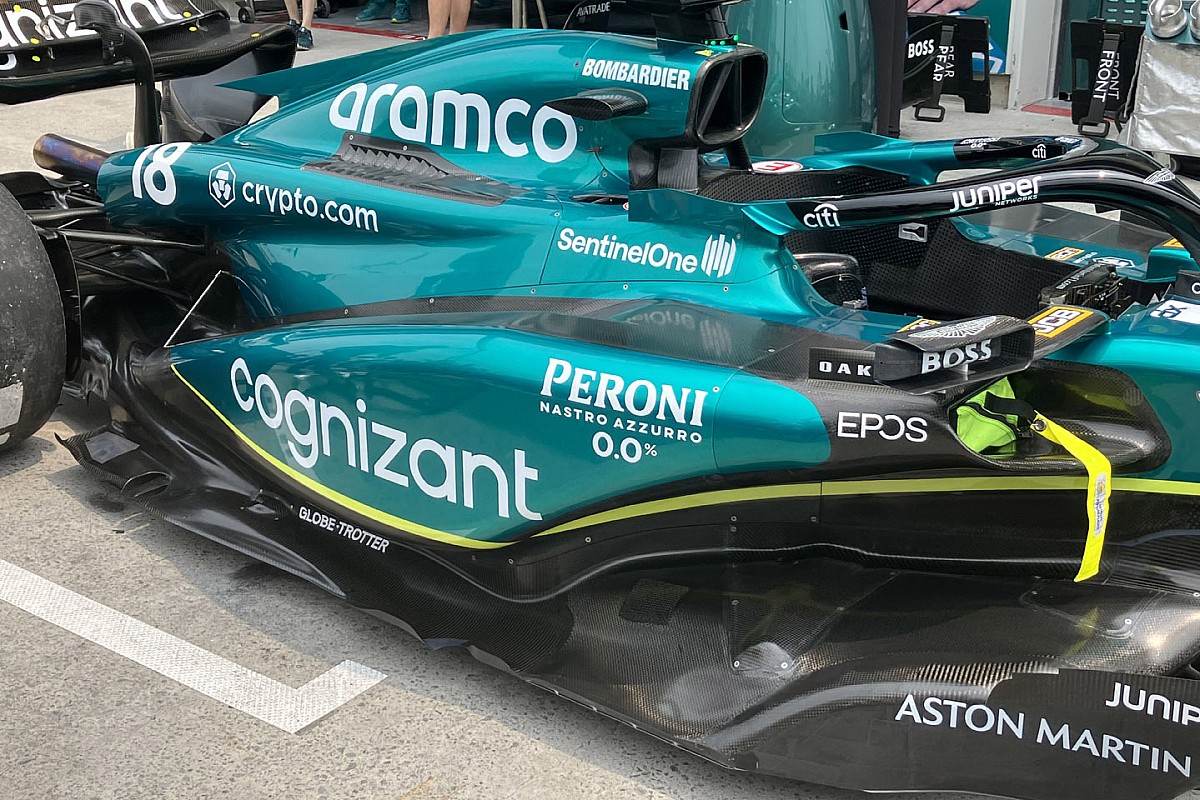 ANÁLISE F1: Veja como Aston Martin 'turbinou' o sidepod do AMR23