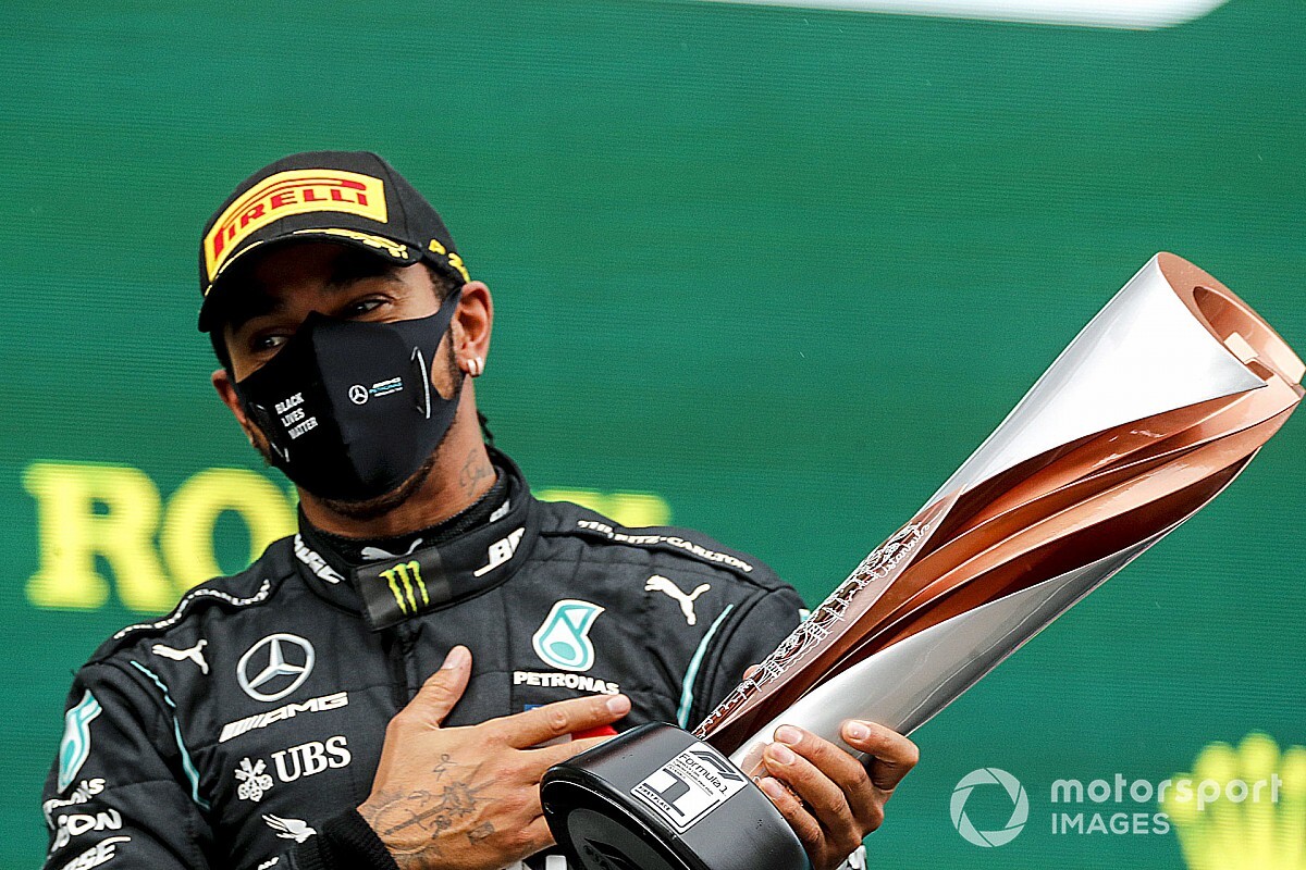Turkish GP: Hamilton wins to secure seventh F1 title