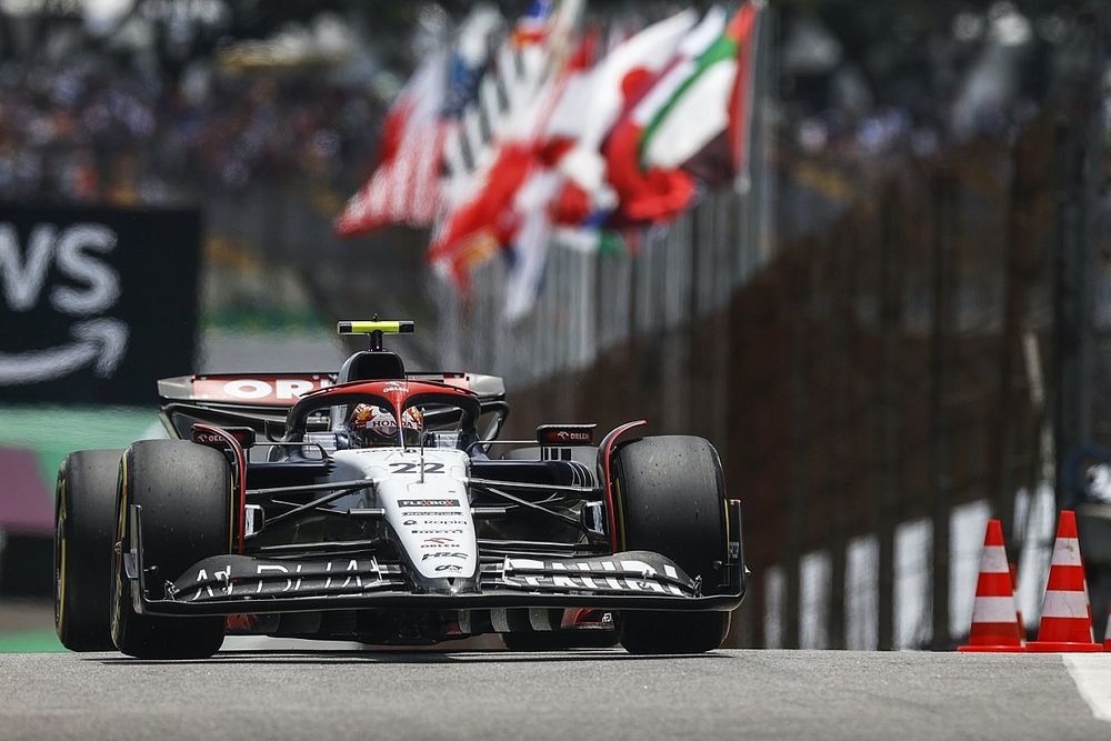 角田裕毅、絶品アタックで6番手！ ノリスが最速。アルファタウリは2台でSQ3｜F1サンパウロGPスプリントシュートアウト