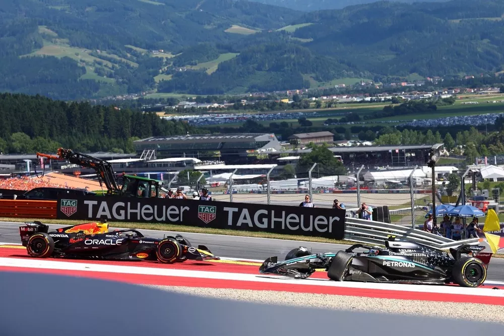 Kimi Antonelli handed British GP grid drop for crash with Max ...