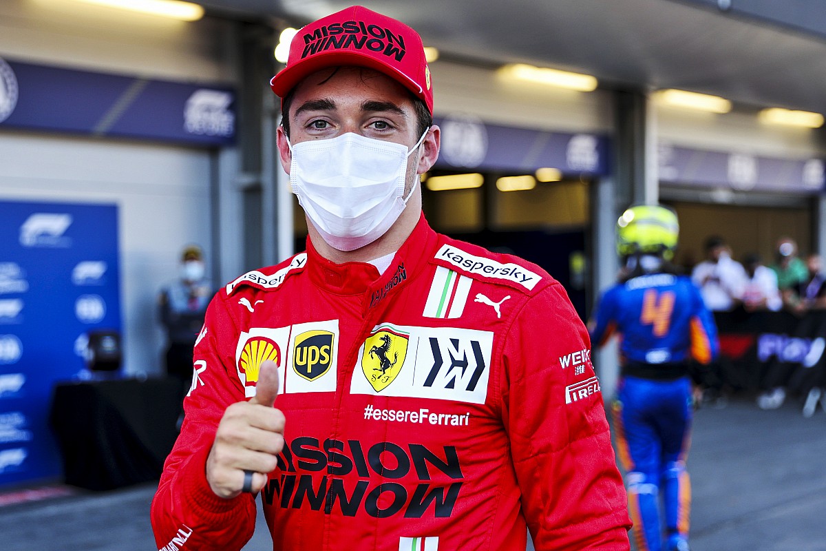 Leclerc: I don't feel like Ferrari has stolen Baku F1 pole