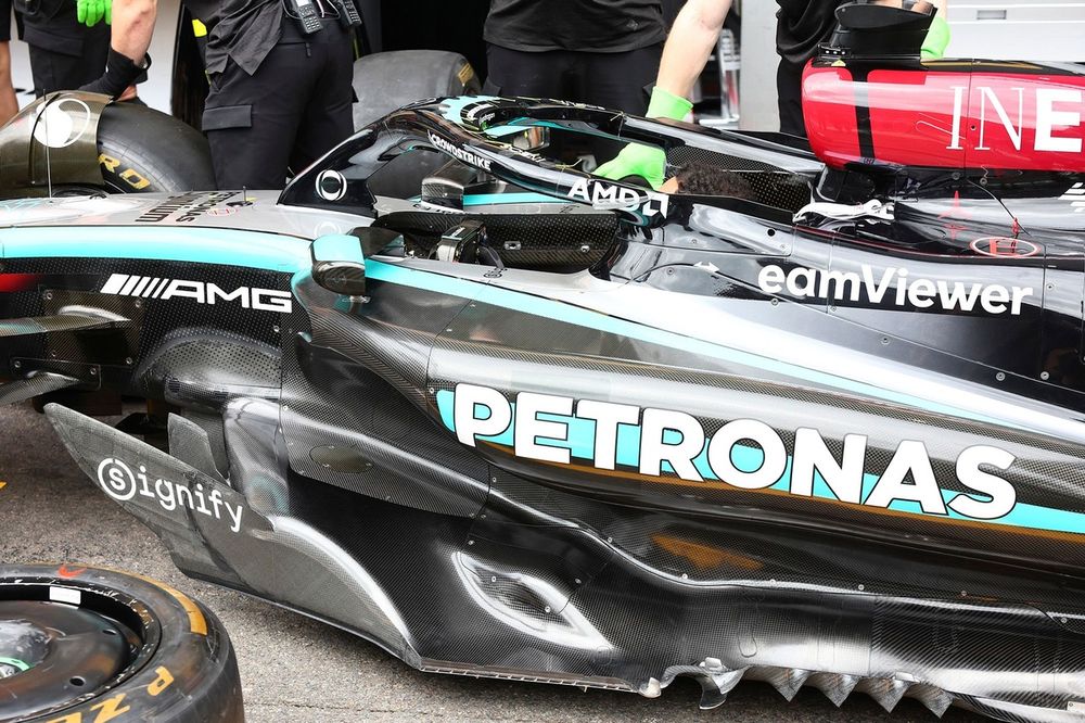 F1 | Mercedes: il nuovo fondo e una sola beam wing per la W15