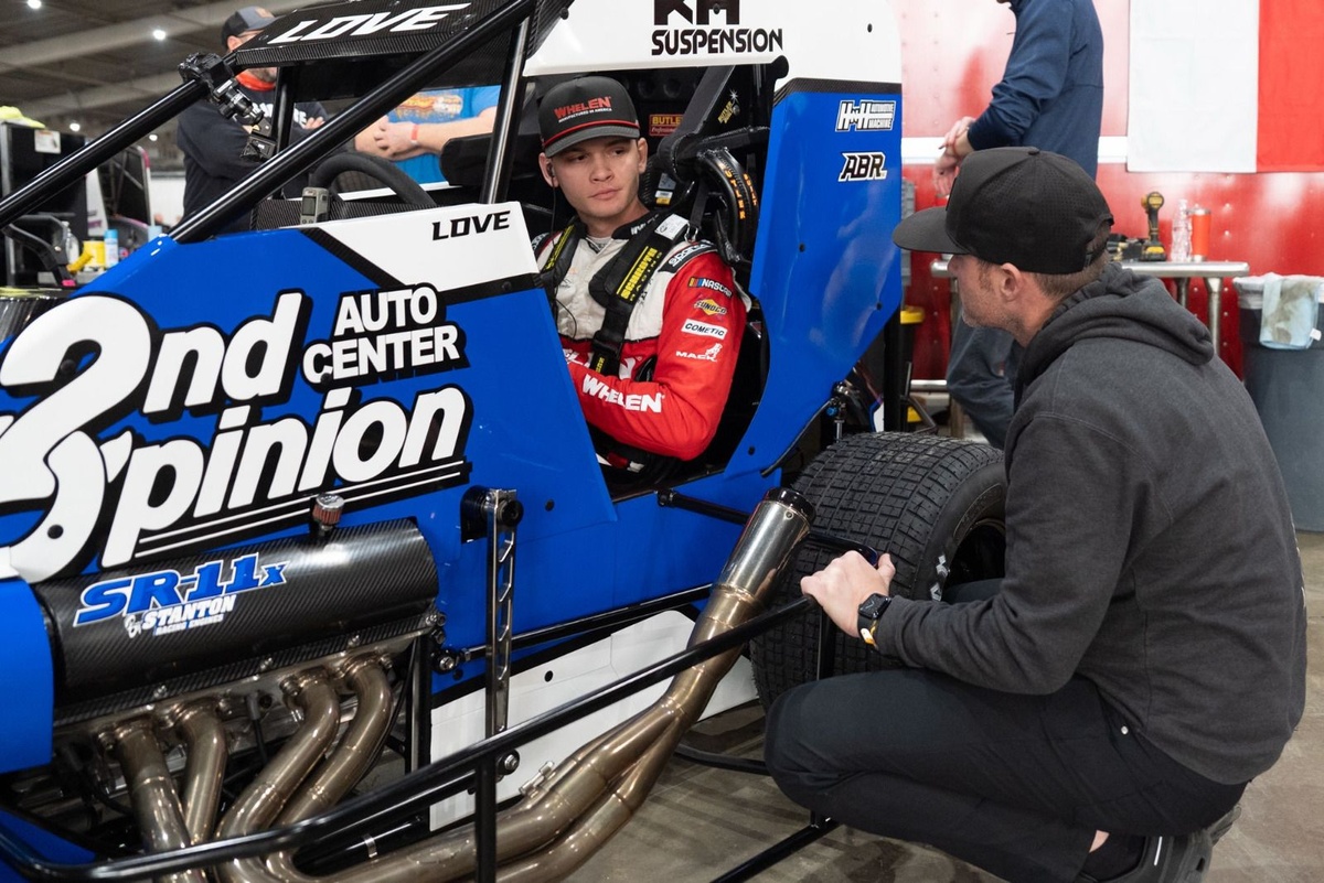 Jesse Love celebrates Xfinity title by racing all…