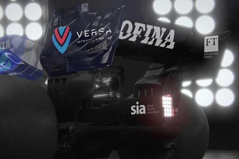 Williams reveals FW43B with heavily-revised F1 livery