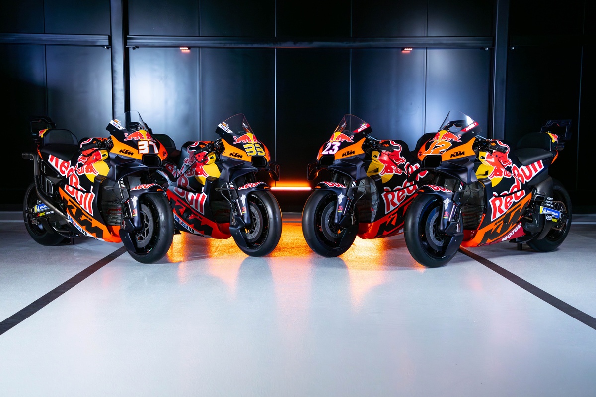 Revelação das cores da Red Bull KTM Factory Racing e da Red Bull KTM ...