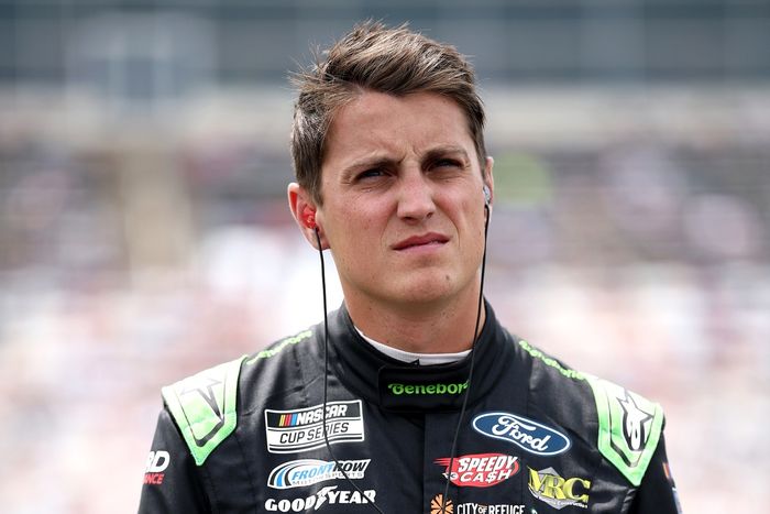 Ross Chastain cuts tire, crashes after leading Coke 600 practice averages