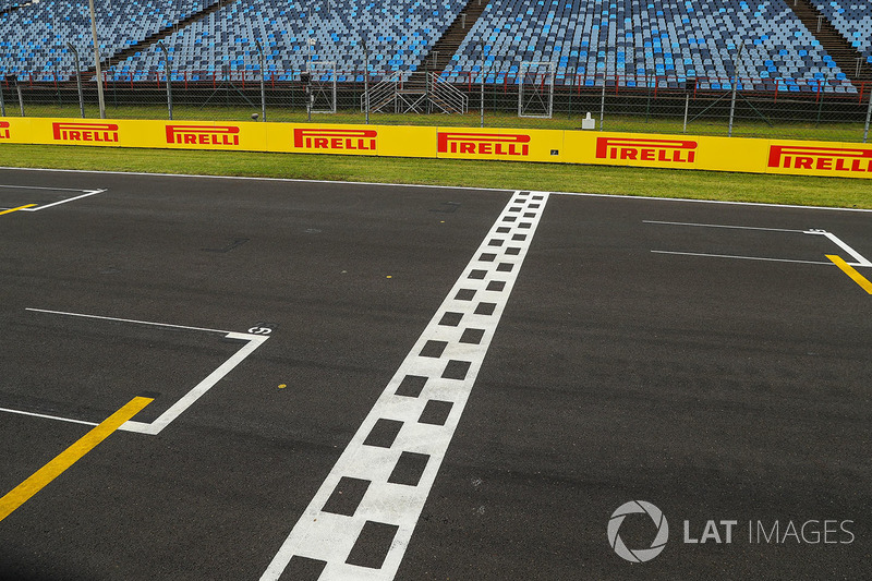 Start / Finish line, Track View at Hungarian GP