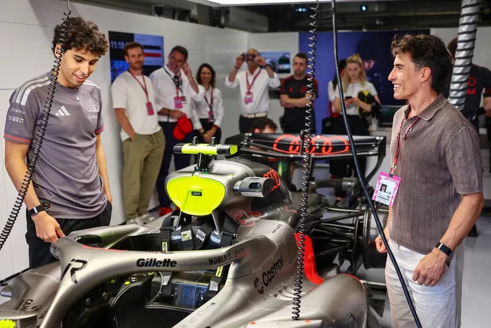 F1 fans spot awkward broadcast error as MotoGP champion Marc Marquez ...