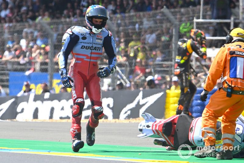 Alex Marquez explains “scary” Marini crash in Le Mans MotoGP race