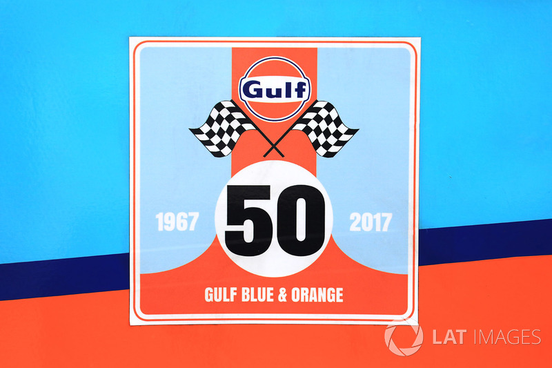 Gulf Racing logo at 24 Hours of Le Mans