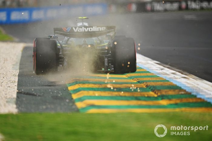 Australian GP: FP3 red-flagged as Oliver Bearman spins