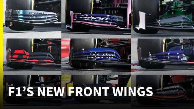 How all the 2019 F1 front wings compare - Formula 1 Videos