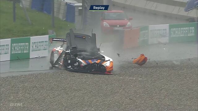 Round 7: Red Bull Ring - Mikaël Grenier's crash in qualifying - DTM Videos