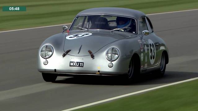 Howard Donald’s Porsche 356 glides round Goodwood Revival - Vintage Videos