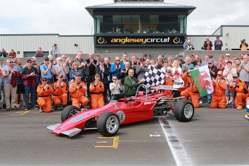 Late Formula 1 driver Tom Pryce celebrated at Anglesey circuit
