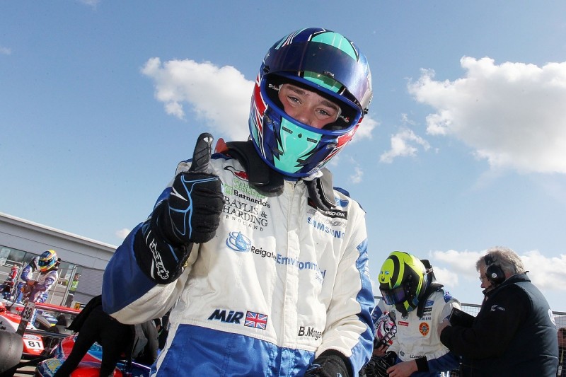 British F4 racer Billy Monger returns home after Donington crash