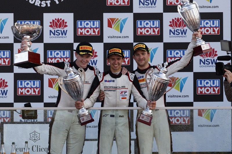 Bathurst 12 Hour: Porsche wins after late pass in grandstand finish