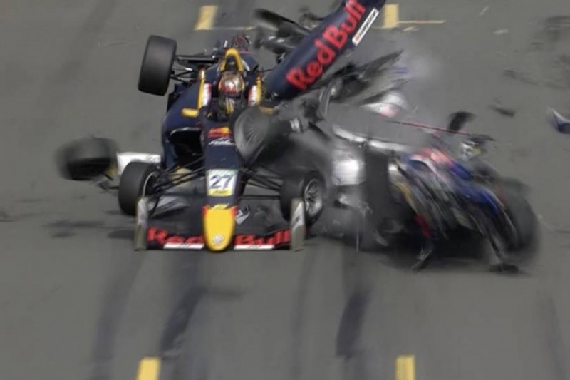 Vaidyanathan 'devastated' over huge Norisring F3 crash with Ticktum