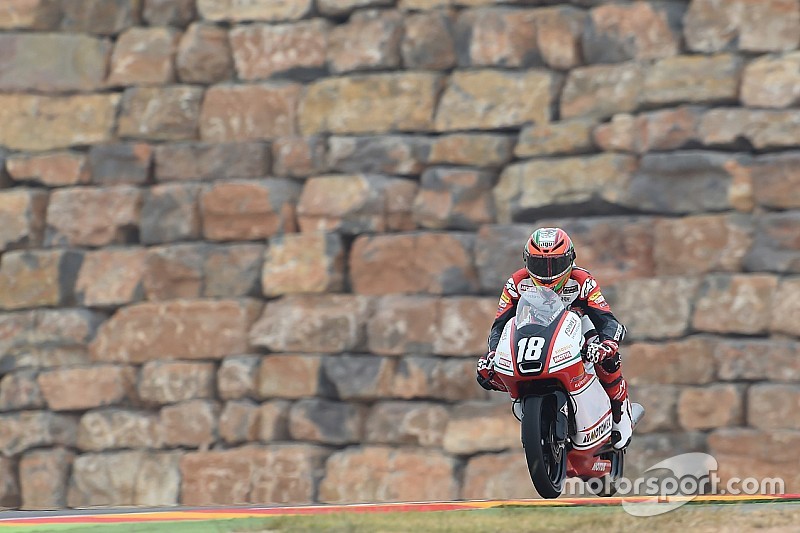 Duro aprendizaje para Gabriel Martínez-Abrego en Moto3