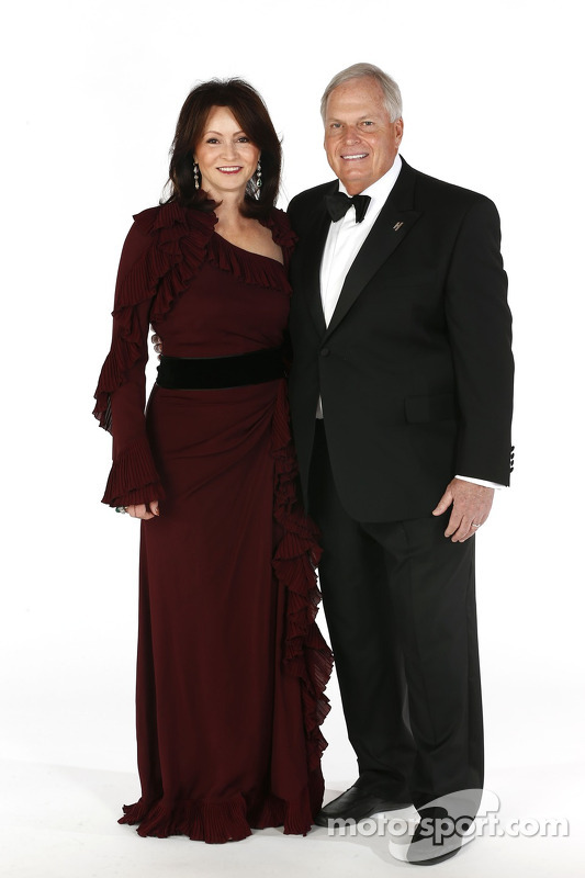 Team owner Rick Hendrick and his wife Linda at Champions Week